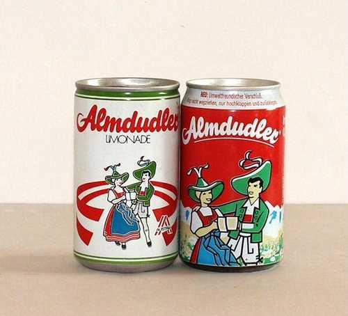 Банки от лимонада Almdudler