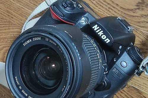 Nikon d7000 + sigma 18-50