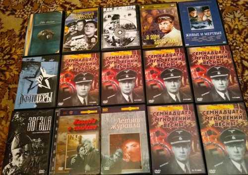 57 DVD дисков с фильмами копии с лицензий