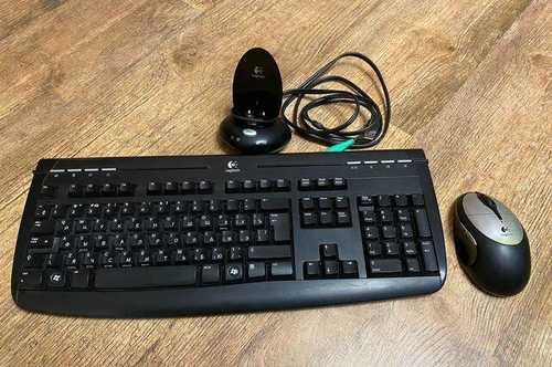 Клавиатура и мышка logitech