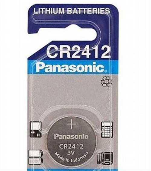Литиевые батарейки Panasonic 2412, 3В