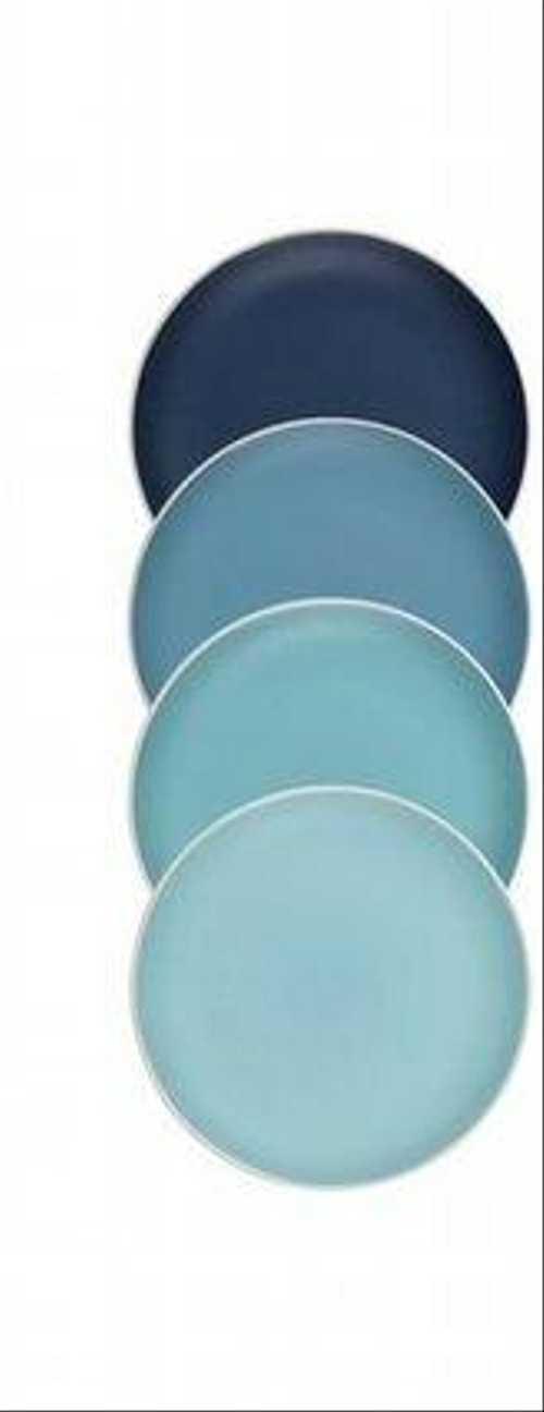 Набор тарелок 4 шт, d,18,8 см, керамика, millimi "
