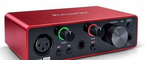 Внешняя звуковая карта Focusrite Clarett 4Pre USB