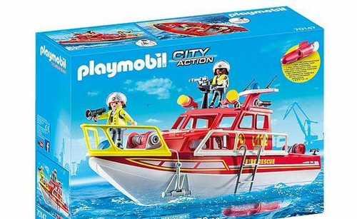 Новый набор Playmobil Пожарное судно 70147