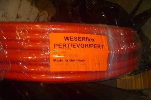Труба pert 2 evoh Weser 20x2,0 теплый пол Германия