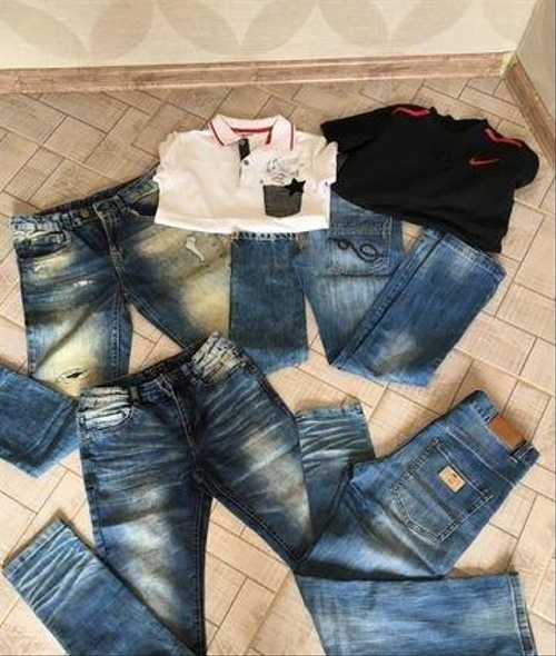 Джинсы Sisley, Benetton, Zara