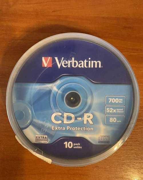 Диски Verbatim CD-R 10 шт