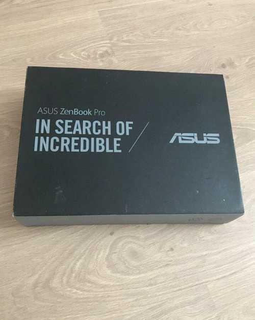 Коробка от Asus ZenBook Pro