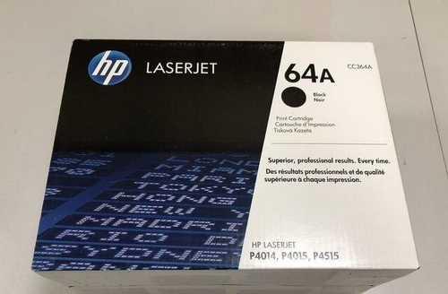 Картридж лазерный HP 64A (CC364A) черный