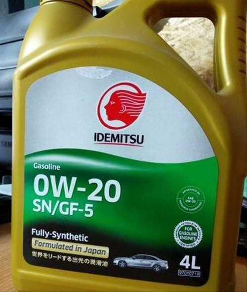 Sn gf 6. Idemitsu 30011325746. 30011325746 Idemitsu 0w20. Idemitsu 0w20 SN 1k. Дайхатсу масло 0w20.