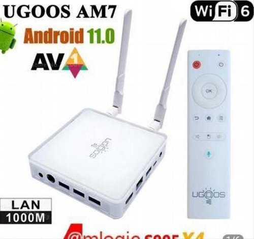 Ugoos AM7,wifi 6, новый