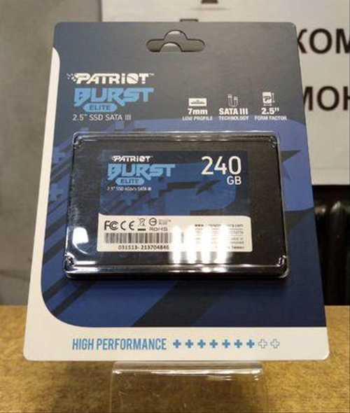 Прошивка ssd patriot burst 240gb