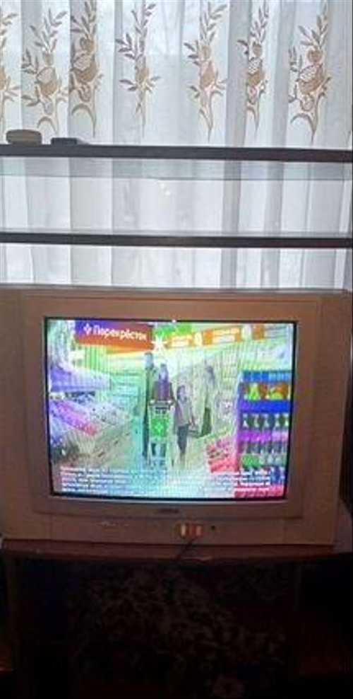 Цветной телевизор vestel бу с приставкой