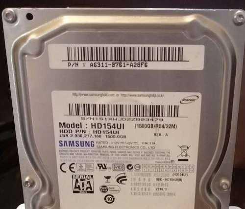 Hdd Samsung 1.5tb
