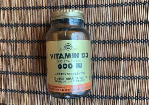 Solgar витамины Д vitamin D3 600 IU новые