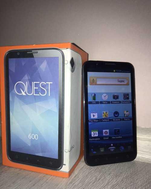 Телефон Qumo Quest 600 (темно-синий)