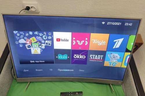 Телевизор изогнутый TLC L49P32CFS SmartTV