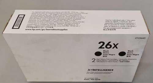 Картриджи HP CF226XD 2шт. двойная упаковка