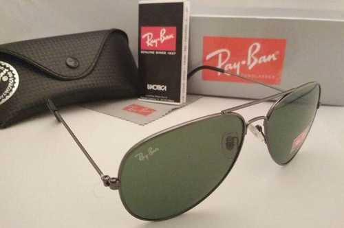 Очки стекло Ray Ban Aviator 3026