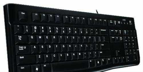 Клавиатура проводная Logitech K120, черный