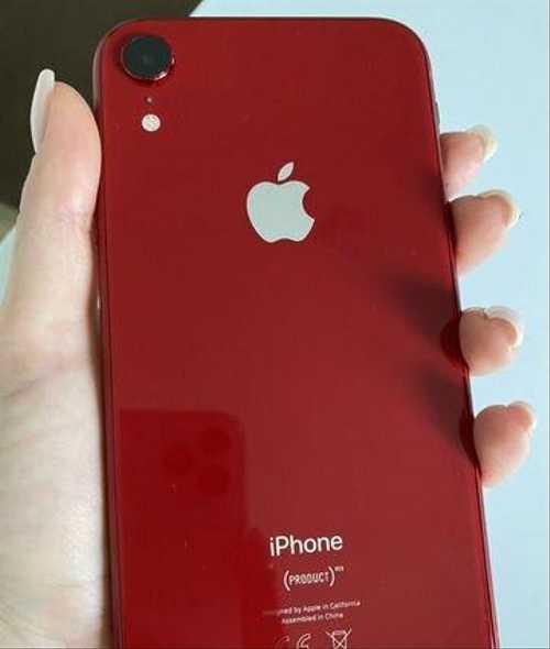 Телефон iPhone XR красный 256 гб
