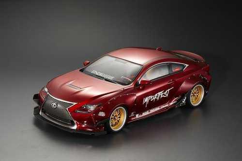 Lexus RC F 195mm Wide Clear Body Full Kit For 1/10