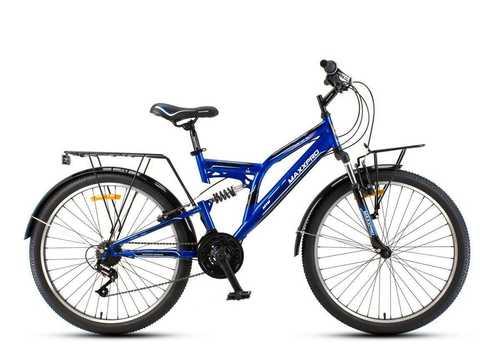 Велосипед maxxpro boston 26д 18ск сине-черный