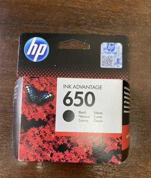 Картридж hp650 CZ101AE чёрный