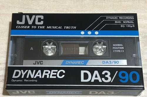 Аудиокассета JVC DA3/90 Япония 1983 год