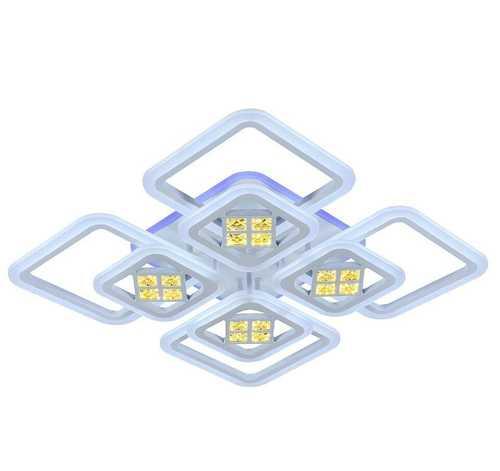 Светодиодная Люстра «8 LED Квадратов» 234W с пульт