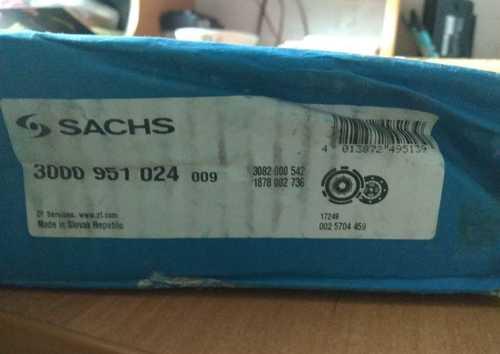 Сцепление Sachs 3000951024 на Ford Focus,Форд Cmax