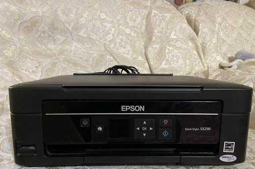 Мфу цветной принтер Epson Stylus SX230