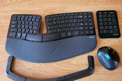 Клавиатура и мышь Microsoft Sculpt Ergonomic