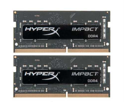 SO-dimm DDR4 HyperX 8Gb Kit 2x4Gb HX424S14IBK2/8