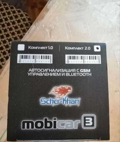 Автосигнализация mobi car 3 Scher Khan