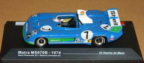 Matra MS-670 #7 Le Mans 1974 Altaya 1/43