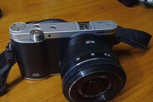 Беззеркальный фотоаппарат Samsung nx3000 объектив