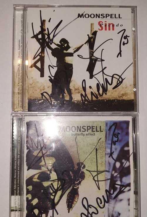 CD диски Moonspell автограф музыкантов