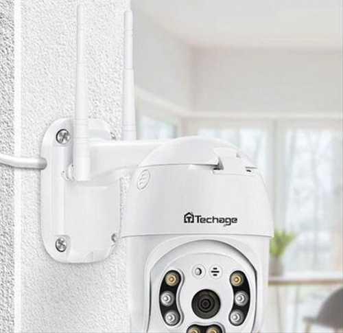 Techage Ip Камера PTZ Поворотная Wi-Fi 1080