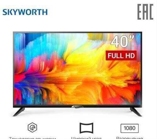 Телевизор 40" Skyworth 40W5 SmartTV WiFi новый