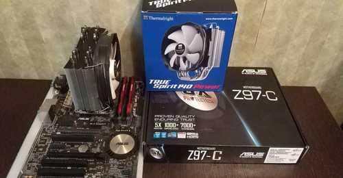 I5 4670k + Asus Z97-C +2x4Gb + Thermalright TS140P