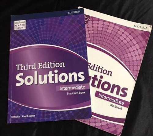 Solution intermediate 3d edition. Учебник third Edition solutions. Third Edition solutions Intermediate. Solutions (third Edition): Intermediate. Student's book + Workbook. Рабочая тетрадь по английскому tim Falla.