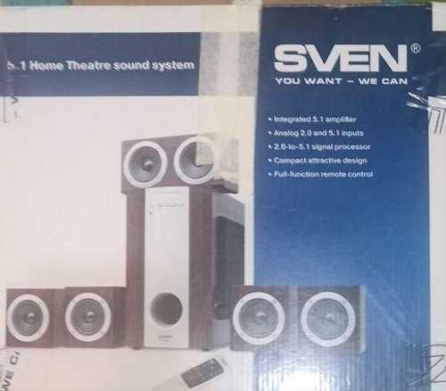 Sven ht 435d. Акустическая система 5.1 Sven HT-435d. Акустика 5.1 Sven 450. Система 5.1 Sven. Sven HT-435d черные.