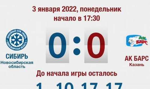 Билеты на хоккей 03.01