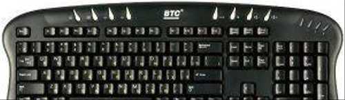 Клавиатура BTC-PS/2 новая, игровая