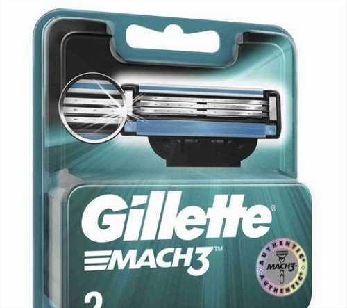 Кассеты Gillette Mach3 (2 шт., 4 шт.)