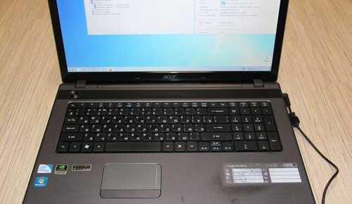 Ноутбук 17.3" Acer 7739 IntelP6100/4Gb/320Gb/GT520