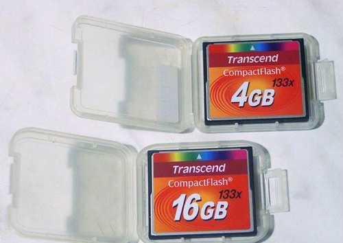 Карты памяти CompactFlash Transcend 4 Гб и 16 Гб купить б у Москва | Festima.Ru (381653986)