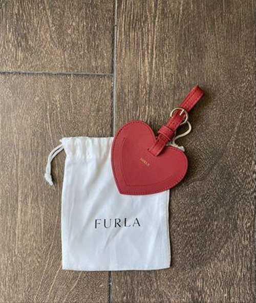 Новый Furla брелок сердце оригинал