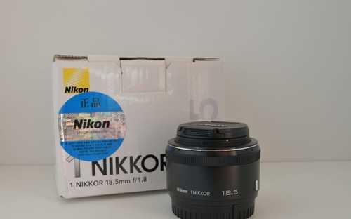 Объектив Nikon 1 Nikkor 18.5mm f/1.8